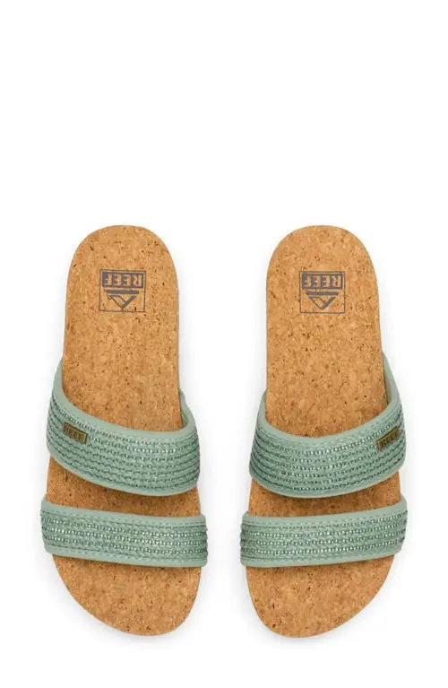 Reef Cushion Vista Hi Slide Sandal - Frosty Raffia