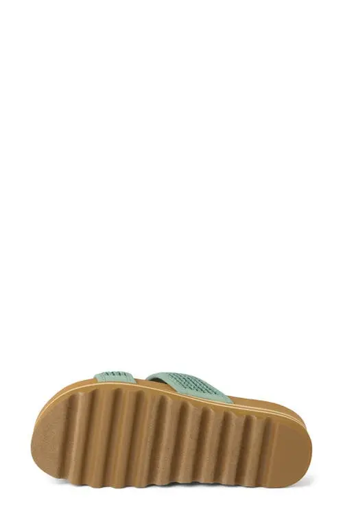 Reef Cushion Vista Hi Slide Sandal - Frosty Raffia
