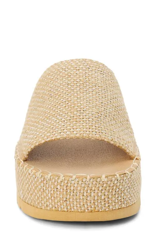 Matisse Del Mar Platform Slide Sandal - Gold Speckle