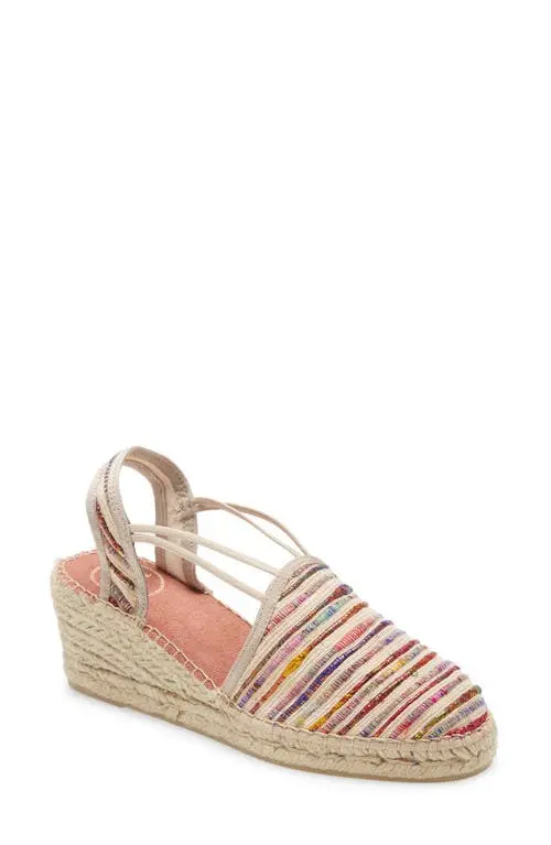 TONI PONS Tania Espadrille Wedge - Multi Fabric