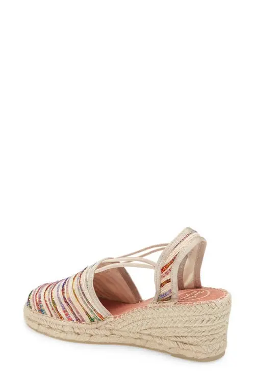 TONI PONS Tania Espadrille Wedge - Multi Fabric
