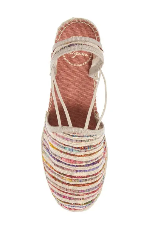 TONI PONS Tania Espadrille Wedge - Multi Fabric