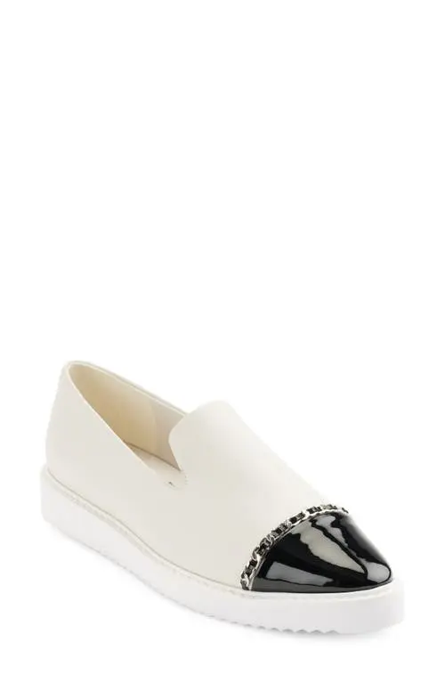 Karl Lagerfeld Paris Caralee Cap-Toe Sneakers - Soft White  display picture 2