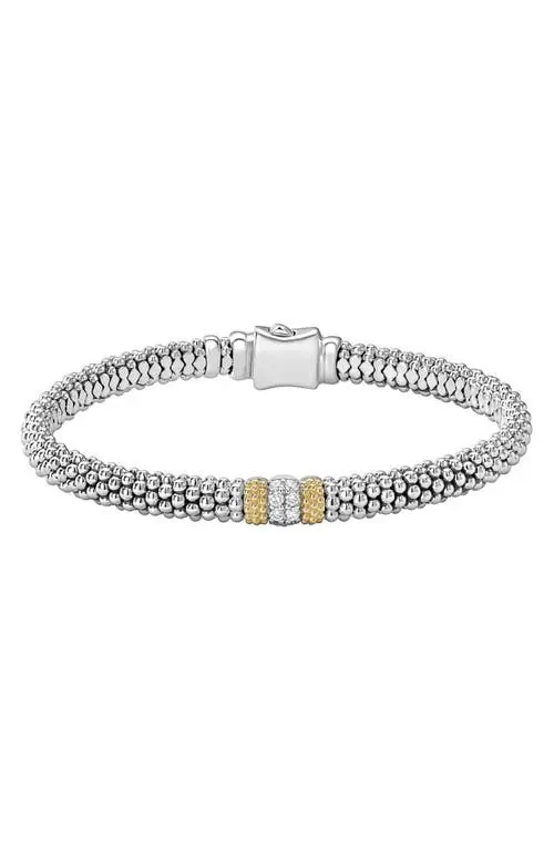 Lagos Luxe Pavé Station Bracelet - Diamond