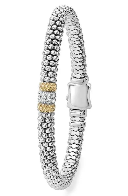 Lagos Luxe Pavé Station Bracelet