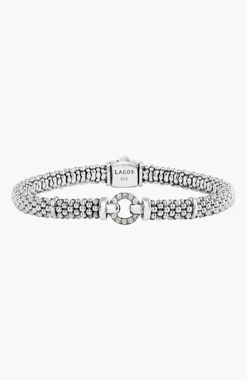 Lagos Enso Diamond Bracelet - Silver