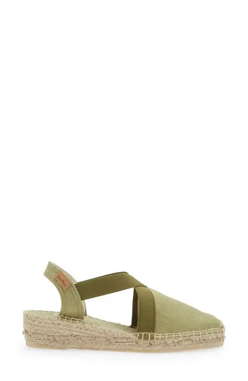 TONI PONS Verona Espadrille Wedge - Oliva/olive