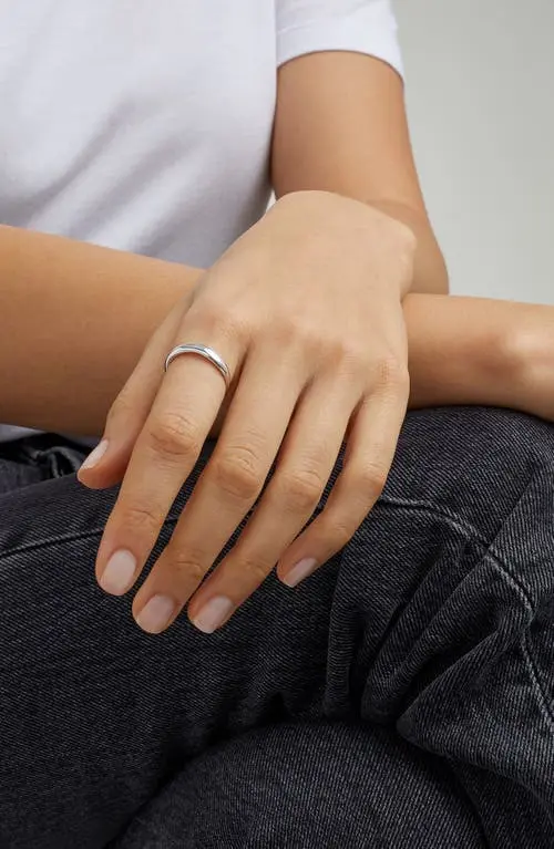 Monica Vinader Nura Reef Ring - Silver