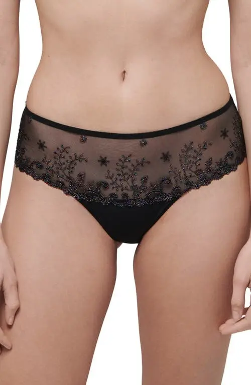 Simone Perele Delice' Boyshorts - Gem Black
