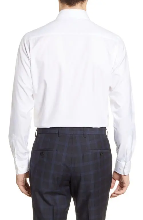 David Donahue Slim Fit Superfine Twill Dress Shirt