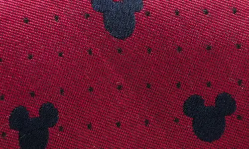 CUFFLINKS, INC. Silk Tie With Mickey Mouse Motif