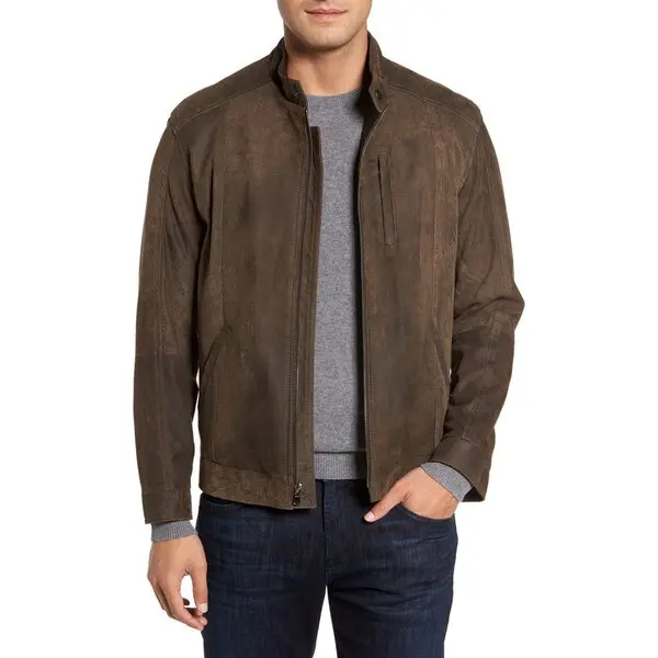 Remy Leather Suede Moto Jacket