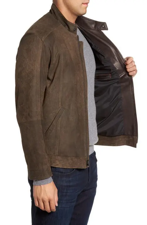 Remy Leather Suede Moto Jacket