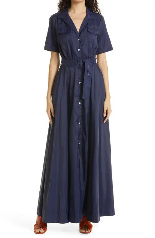Staud Millie Maxi Shirt Dress