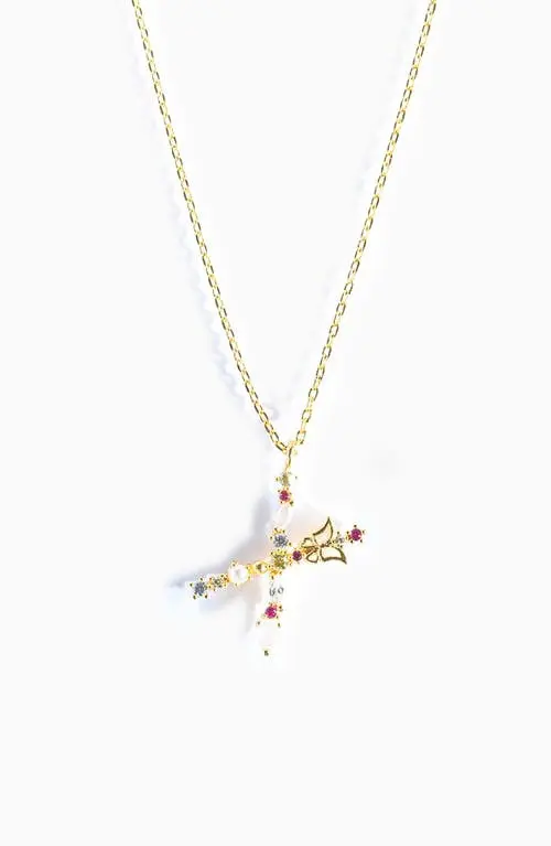 GIRLS CREW Flutterfly Initial Necklace - Gold