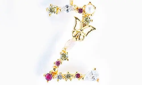 GIRLS CREW Flutterfly Initial Necklace