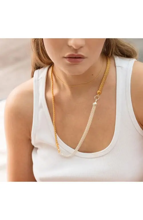 Monica Vinader Heirloom Woven Fine Chain Bracelet - Silver