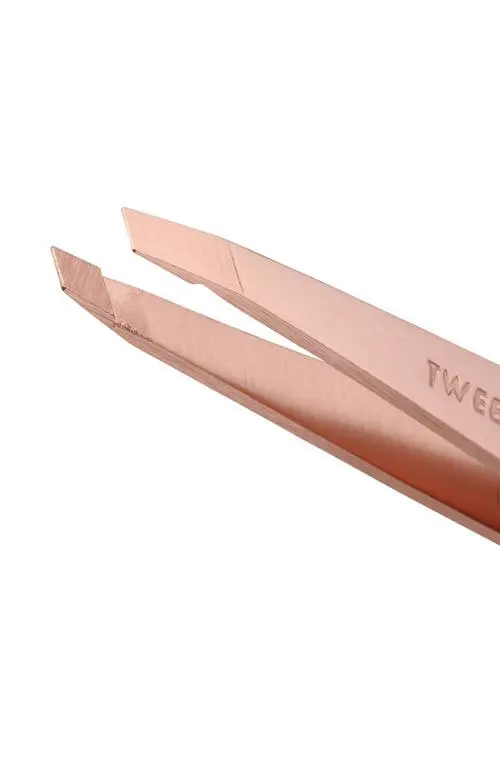 TWEEZERMAN Rose Gold Slant Tweezer - No Color