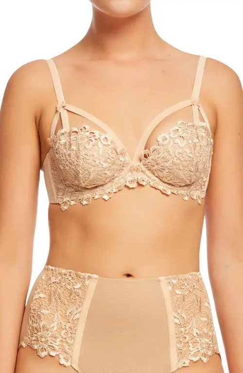 DITA VON TEESE Dahlia Balconette Bralette - Creme Cara