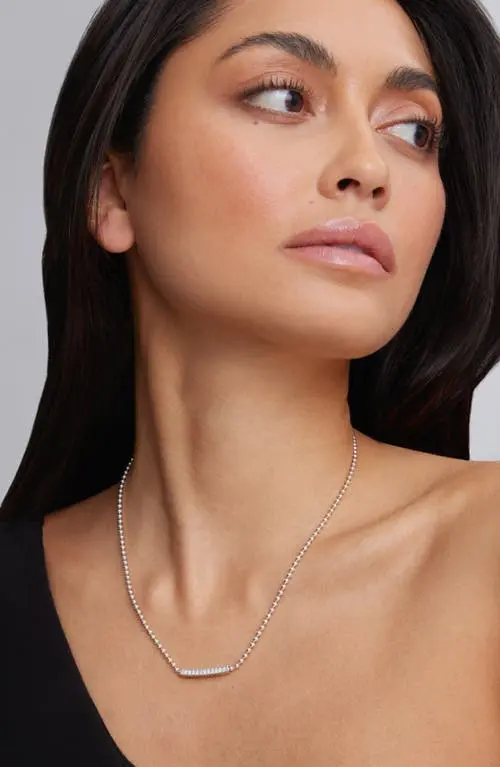 Lagos Sterling Silver And Diamond Pendant Necklace - Silver/ Diamond