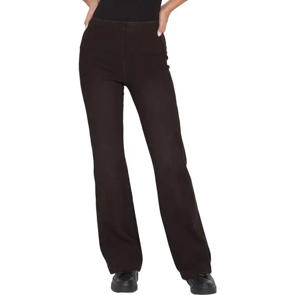Lyssé Initials Wide Leg Trousers - Double Espresso