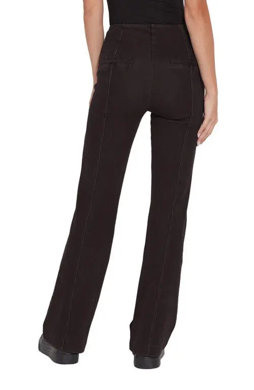 Lyssé Initials Wide Leg Trousers - Double Espresso