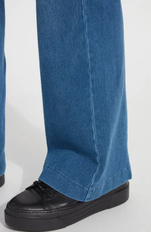 Lyssé Initials Wide Leg Trousers - Midwash
