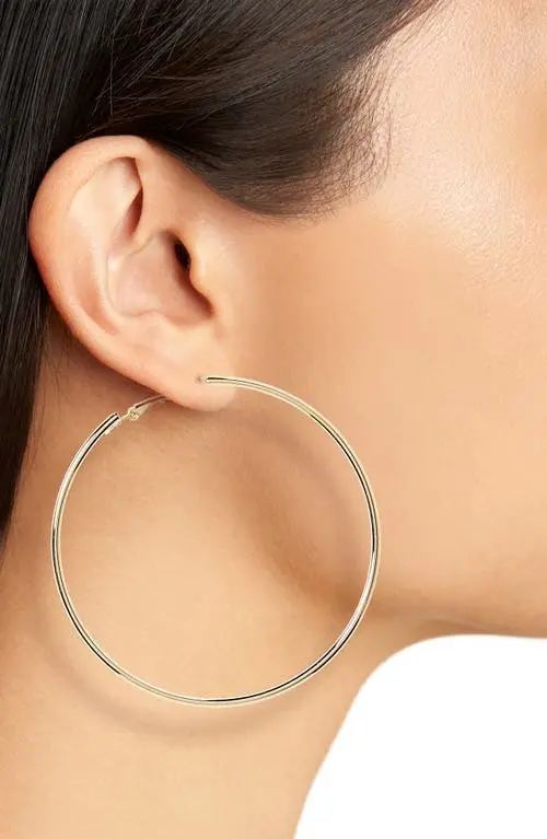 PANACEA 14k Plated Hoop Earrings