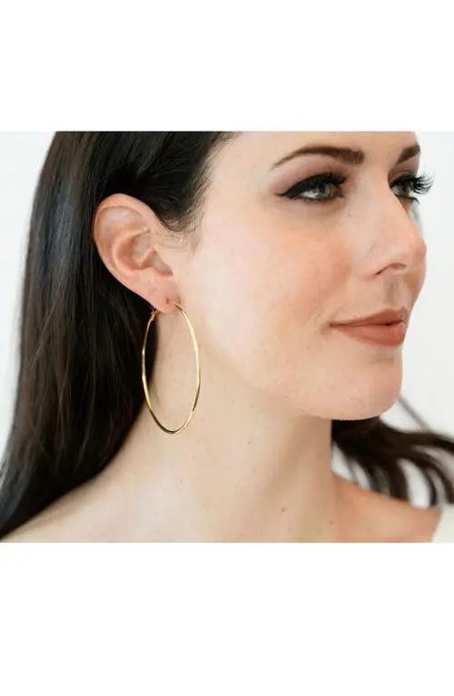 PANACEA 14k Plated Hoop Earrings