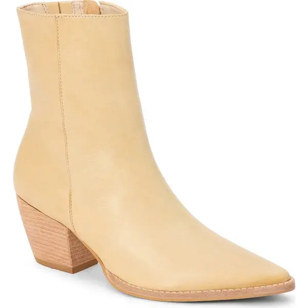 Matisse Caty Western Pointed Toe Bootie - Biscotti