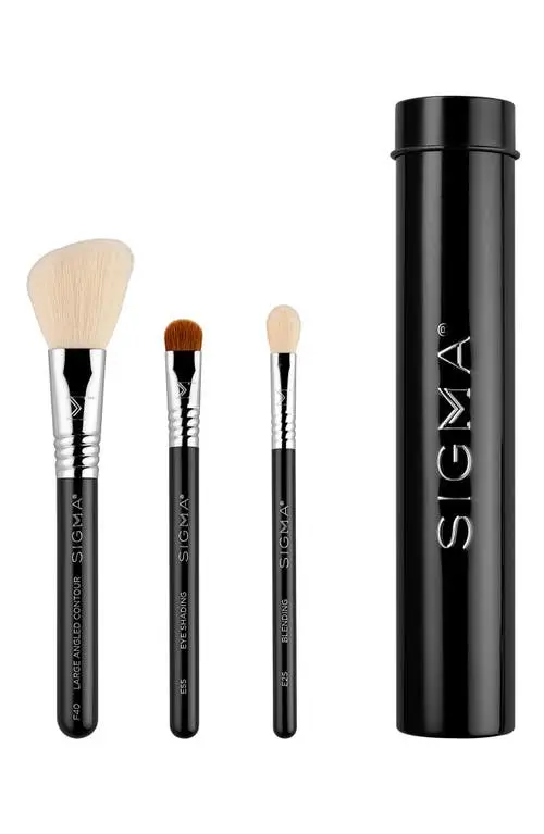 SIGMA BEAUTY Essential Trio Travel Set $45 Value - Black