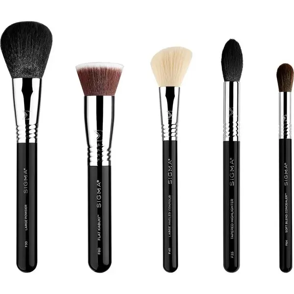 SIGMA BEAUTY Classic Face Brush Set $182 Value - No Color