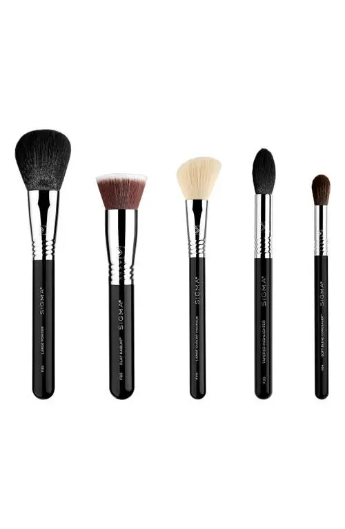 SIGMA BEAUTY Classic Face Brush Set $182 Value - No Color