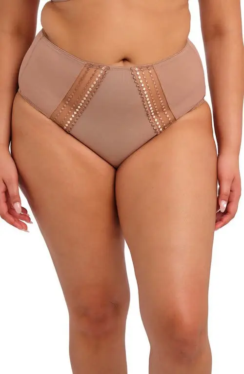 Elomi Matilda Full Figure Embellished Briefs - Pralin