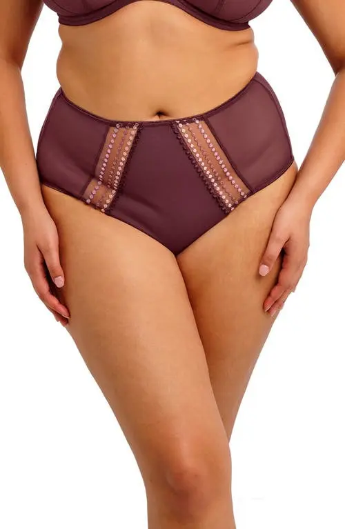 Elomi Matilda Full Figure Embellished Briefs - Sugarplum