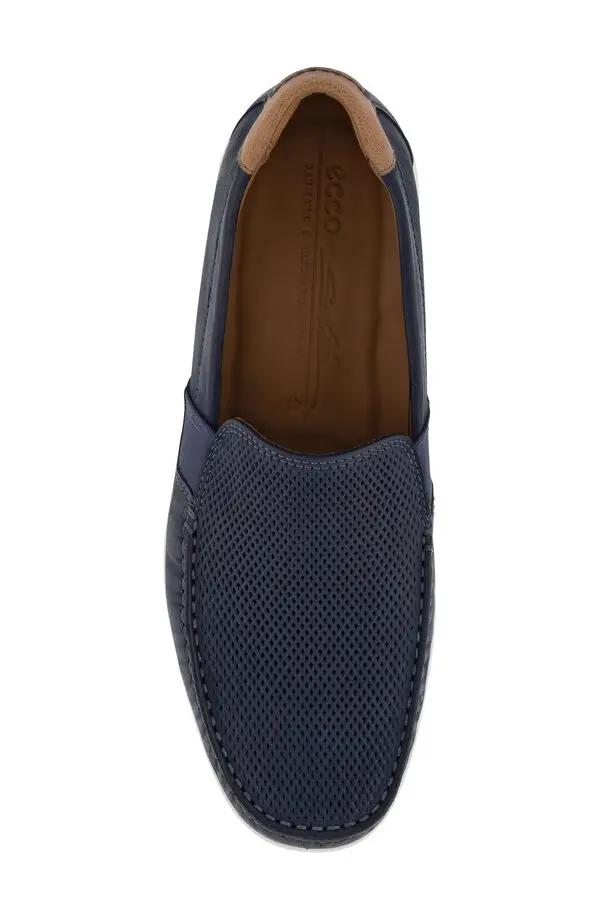 Ecco S Lite Moc Toe Slip-on - Night Sky/ Cognac