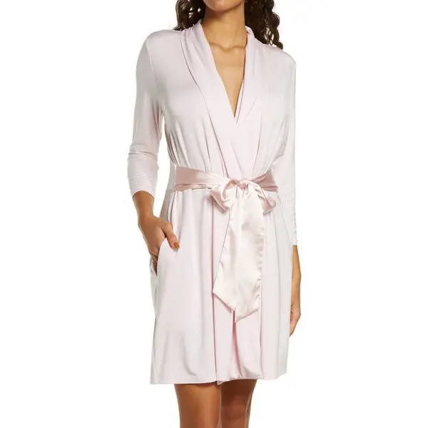 Fleur't Iconic Short Robe - Peonies