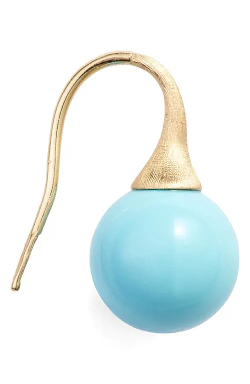 Marco Bicego Africa Boule 18k Yellow Gold & Semiprecious Stone Drop Earrings - Yellow Gold/ Turquoise
