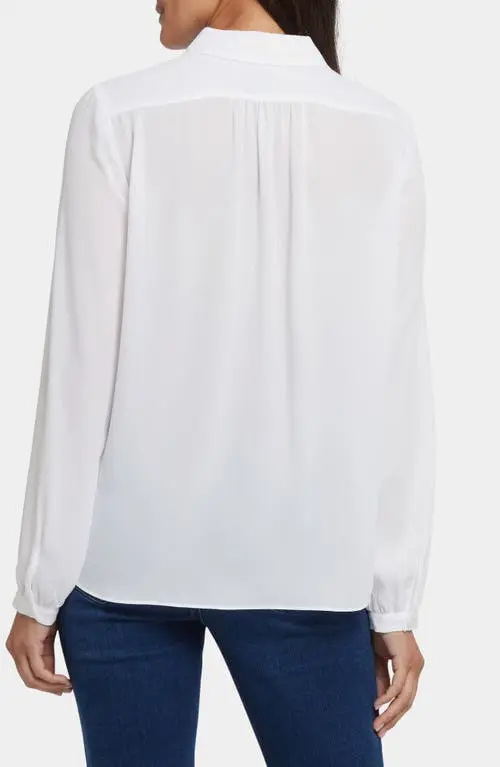 NYDJ Modern Blouse - Optic White