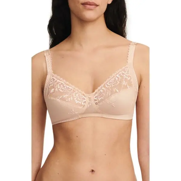 Chantelle Every Curve Full Coverage Wireless Bra - Beige Blush-1n