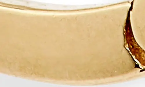Jennifer Zeuner Jewelry Grace Huggie Hoop Earrings - Yellow Vermeil