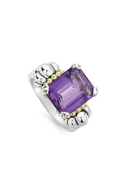 Lagos Glacier Cocktail Ring - Amethyst