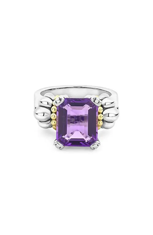 Lagos Glacier Cocktail Ring - Amethyst
