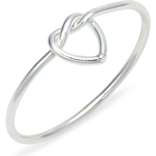 SET & STONES Heather Heart Ring - Silver