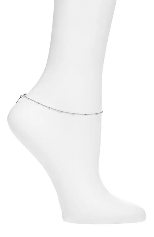 SET & STONES Aria Anklet - Silver