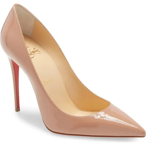 CHRISTIAN LOUBOUTIN Pointed-toe Pump - Beige