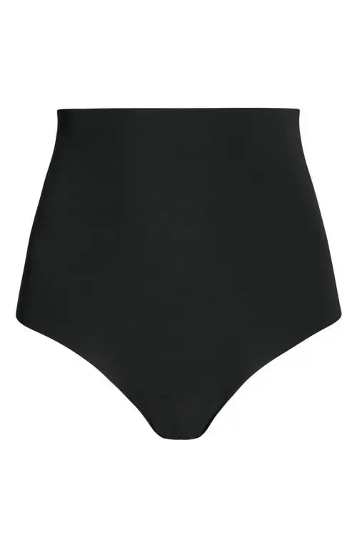 Commando Control Top Thong - Black