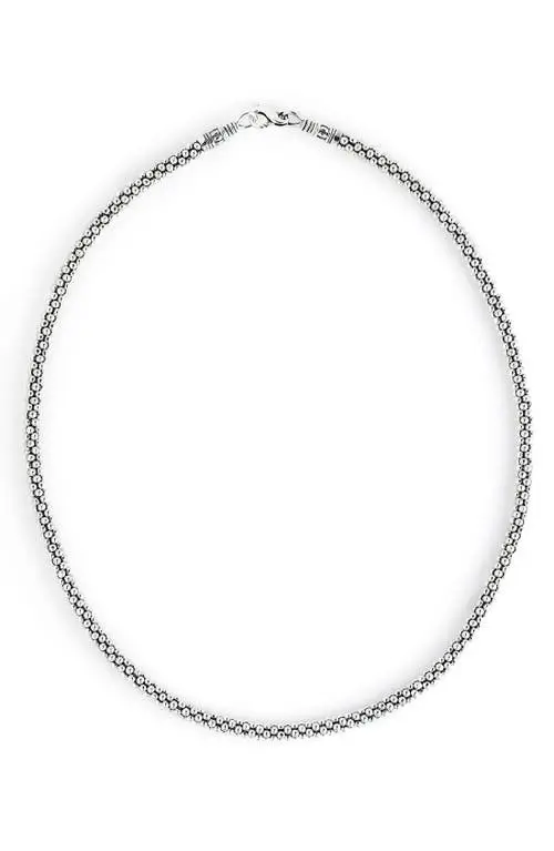 Lagos Signature Rope Necklace - Sterling Silver