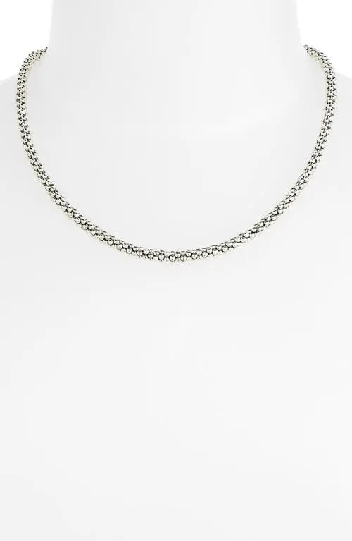 Lagos Signature Rope Necklace - Sterling Silver