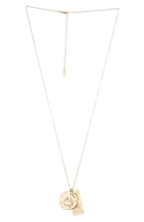 Ettika Long Zodiac Charm Necklace - Cancer